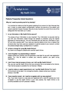 Patients Frequently Asked Questions – Beech House Surgery